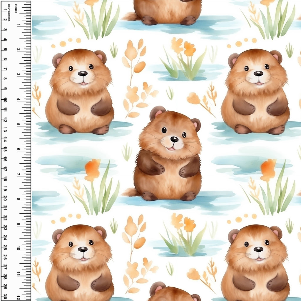 PREORDER Beaver Babies – Bare Necessities Fabrics