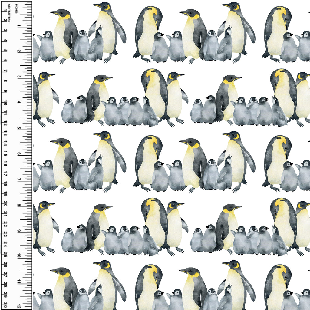 PREORDER Penguin Family – Bare Necessities Fabrics